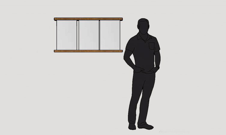 Custom Office Communication Boards and Tack Walls | Moss | Sample Item