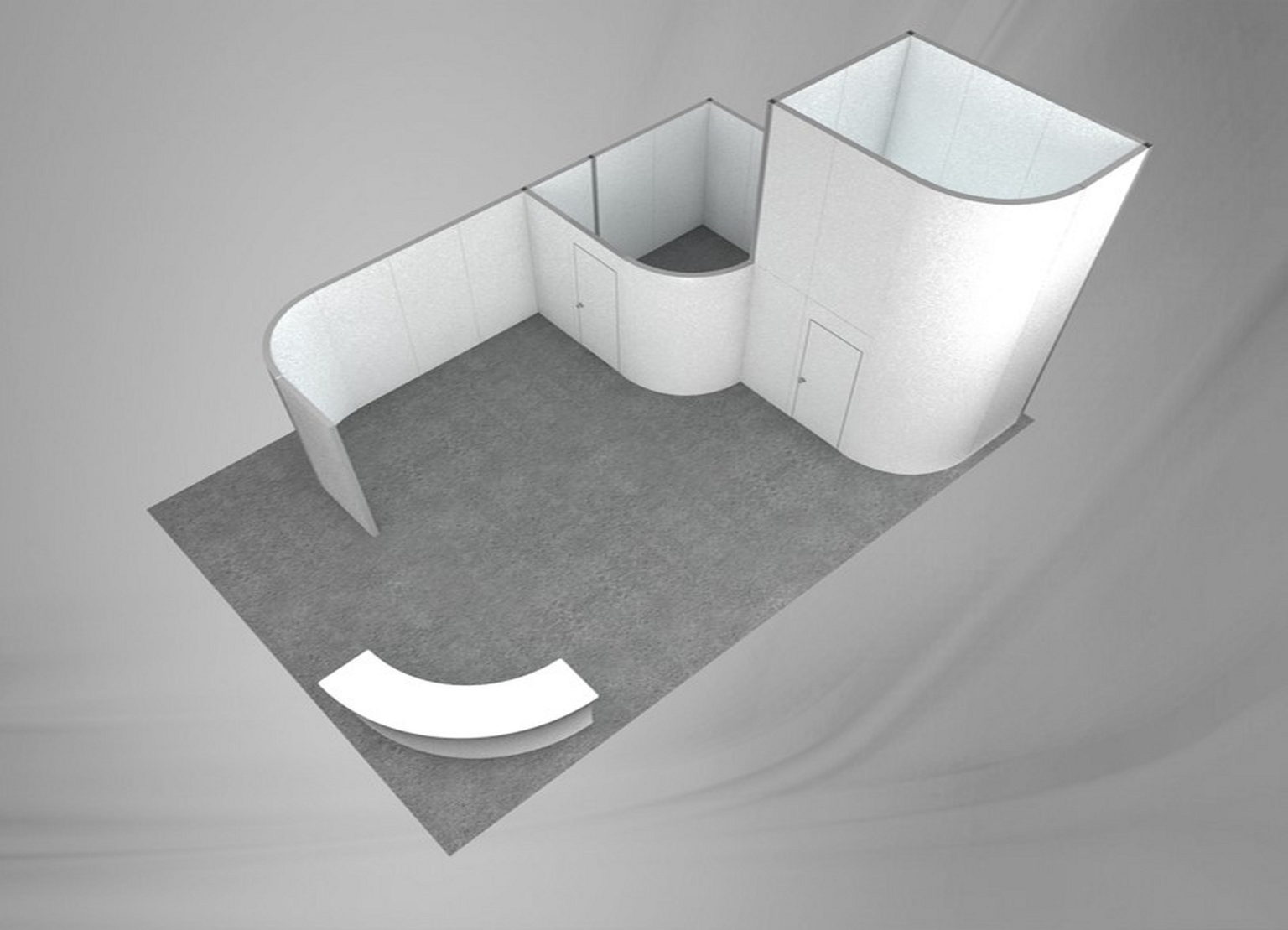 EZ Fabric Wall II™ Modular Tension Fabric Wall System | Moss