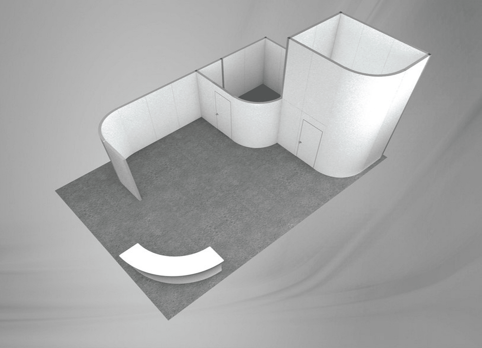 EZ Fabric Wall II™ Modular Tension Fabric Wall System | Moss