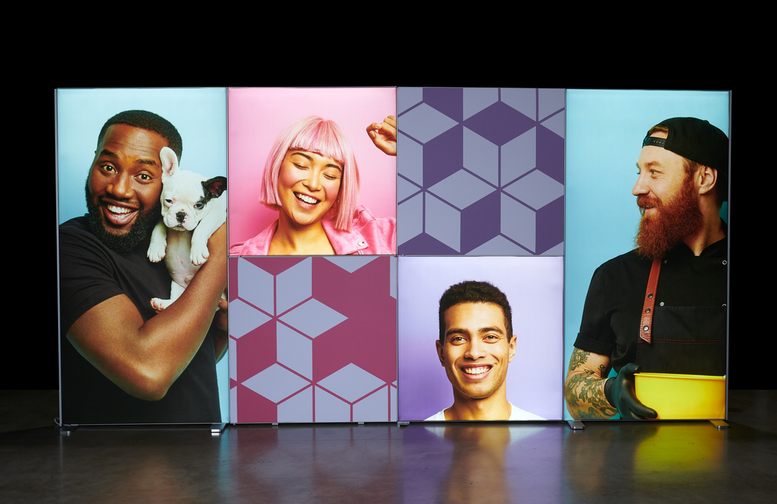 EZ Fabric Wall Modular Wall System | Moss