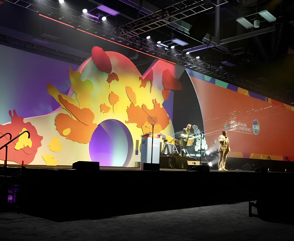 Custom Stage Backdrops for Events | Moss