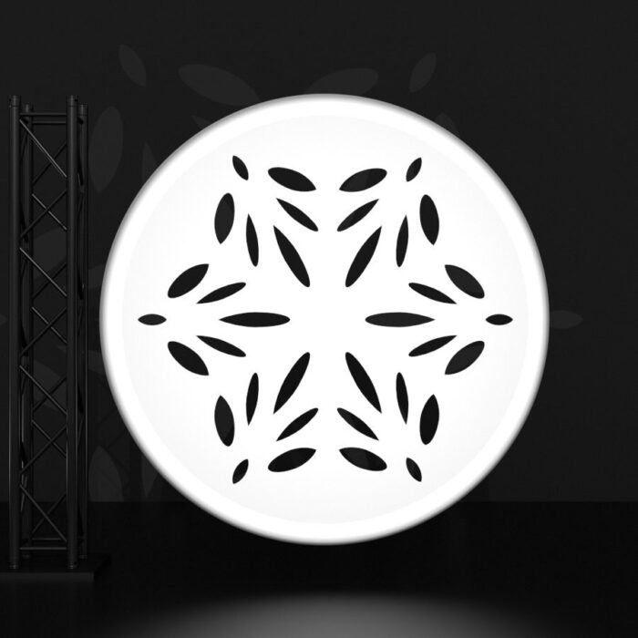 Full Moon Snowflake C | Moss