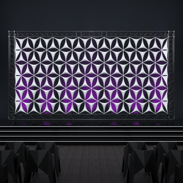 3D Triangle Panel Wall Tiles | Moss